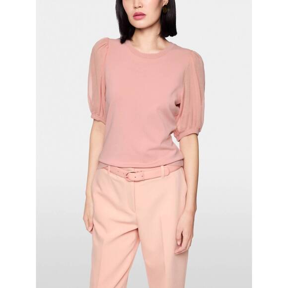 Marc Cain | Tops | New Marc Cain Half Sleeve Sweater In Peach Beige ...